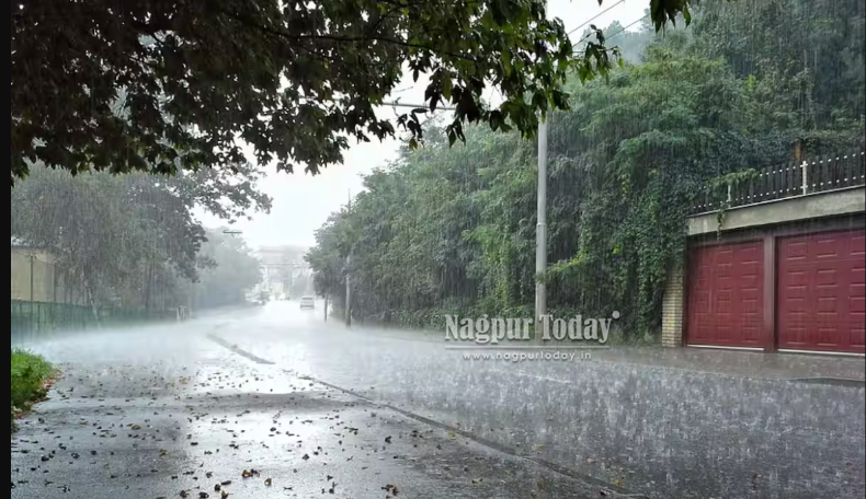 Nagpur Wakes Up to Heavy Rains; Orange Alert Issued for the City