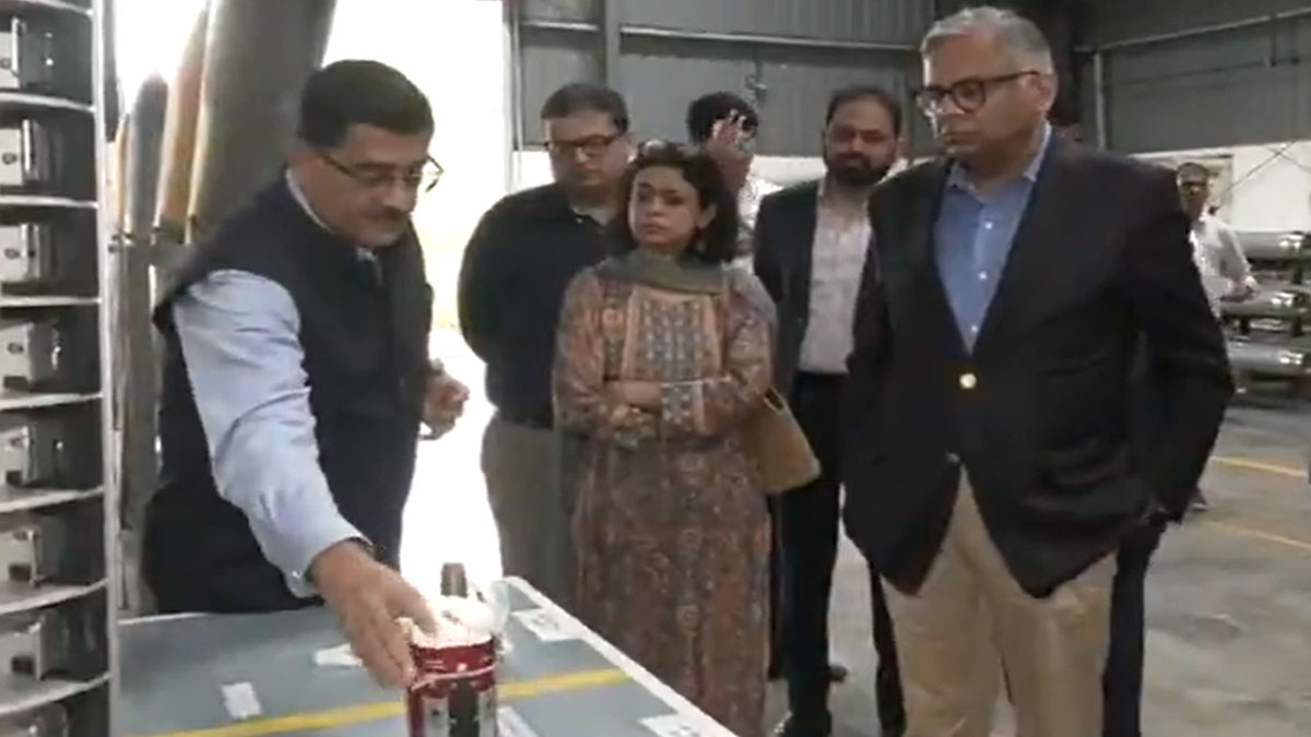 Tata Sons Chairman N. Chandrasekaran Visits Solar Industries’ Defence ...