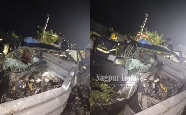 Two Nagpur-bound Myanmar nationals killed in car crash on Samruddhi ...