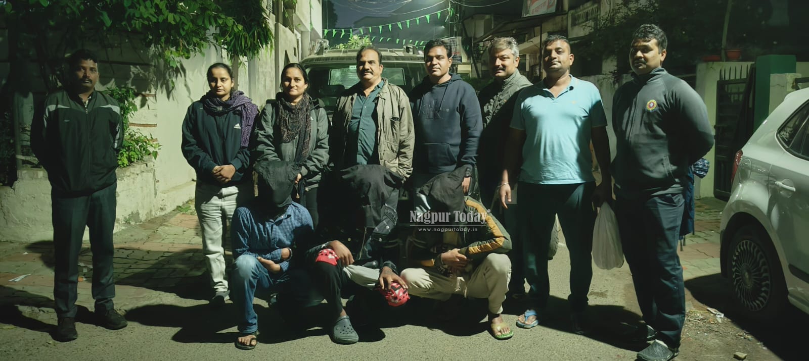 Operation Thunder in Nagpur: Three Held with MD Powder, One on the Run