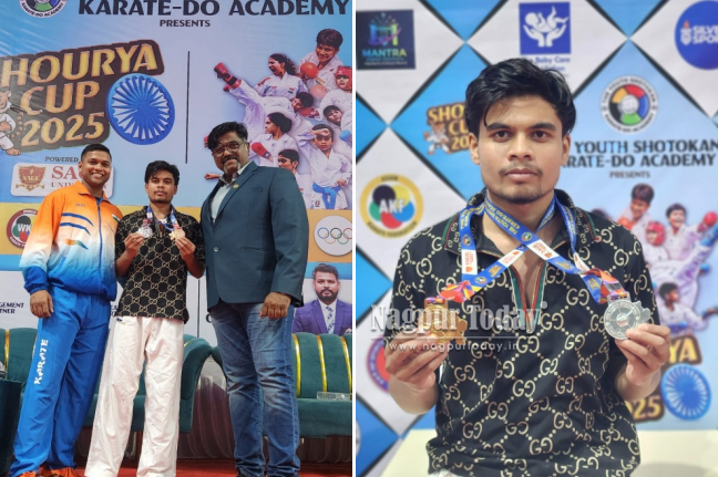 Aryan Shines at Sourya Cup, Clinches Gold and Silver in Karate