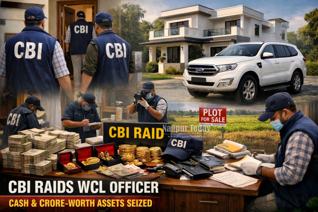 CBI raids WCL officer, unearths cash, detects assets worth crores