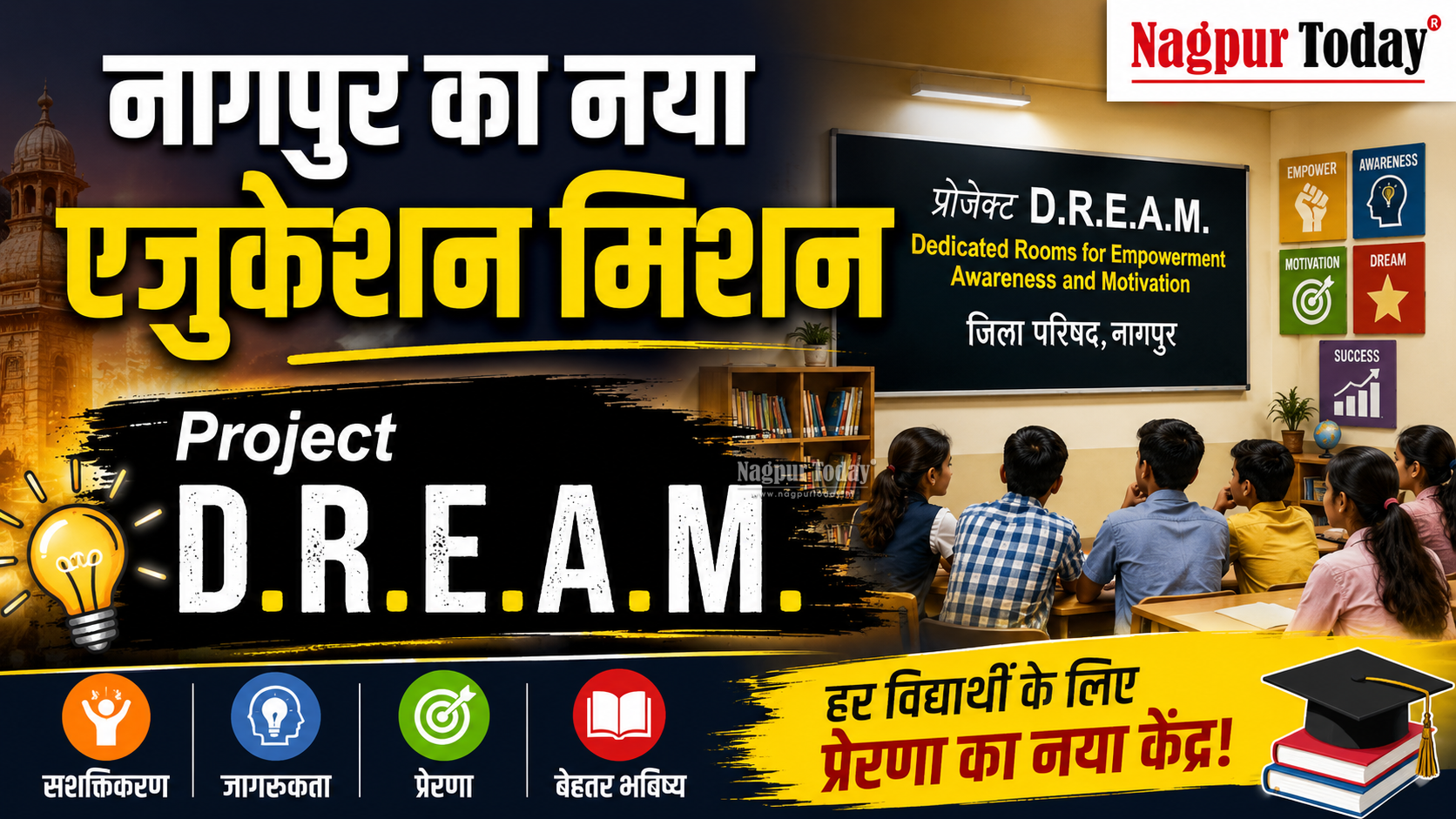 Nagpur Zilla Parishad Launches a New Era in Education; Project D.R.E.A ...