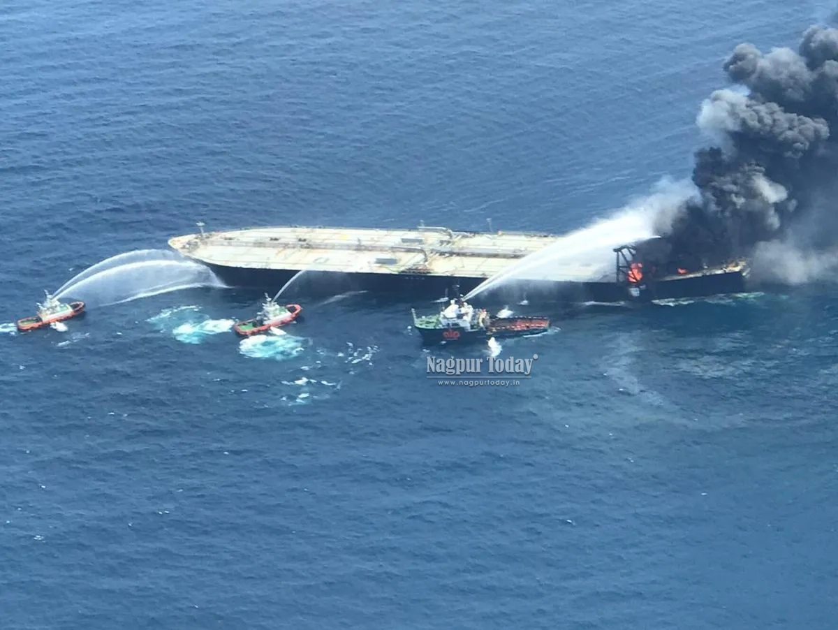 Fire reported on oil tanker with 24 Indian seafarers; all safe