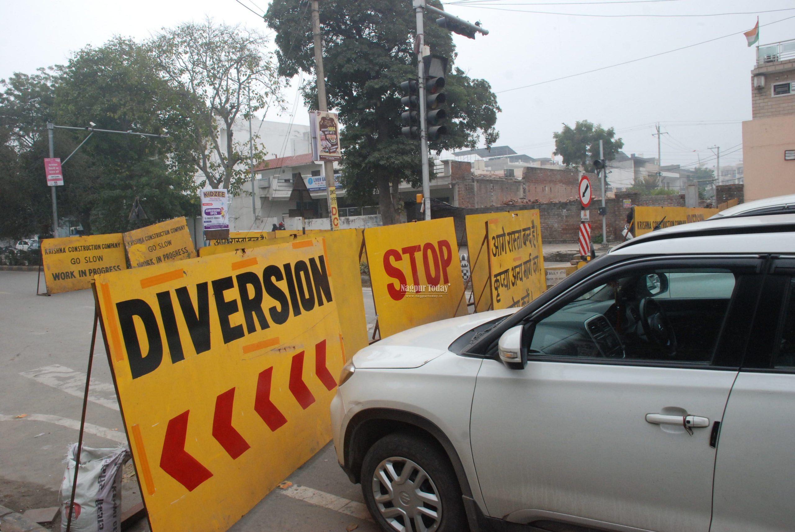 Traffic diversions on Freedom Park-Institute of Science route for Metro ...