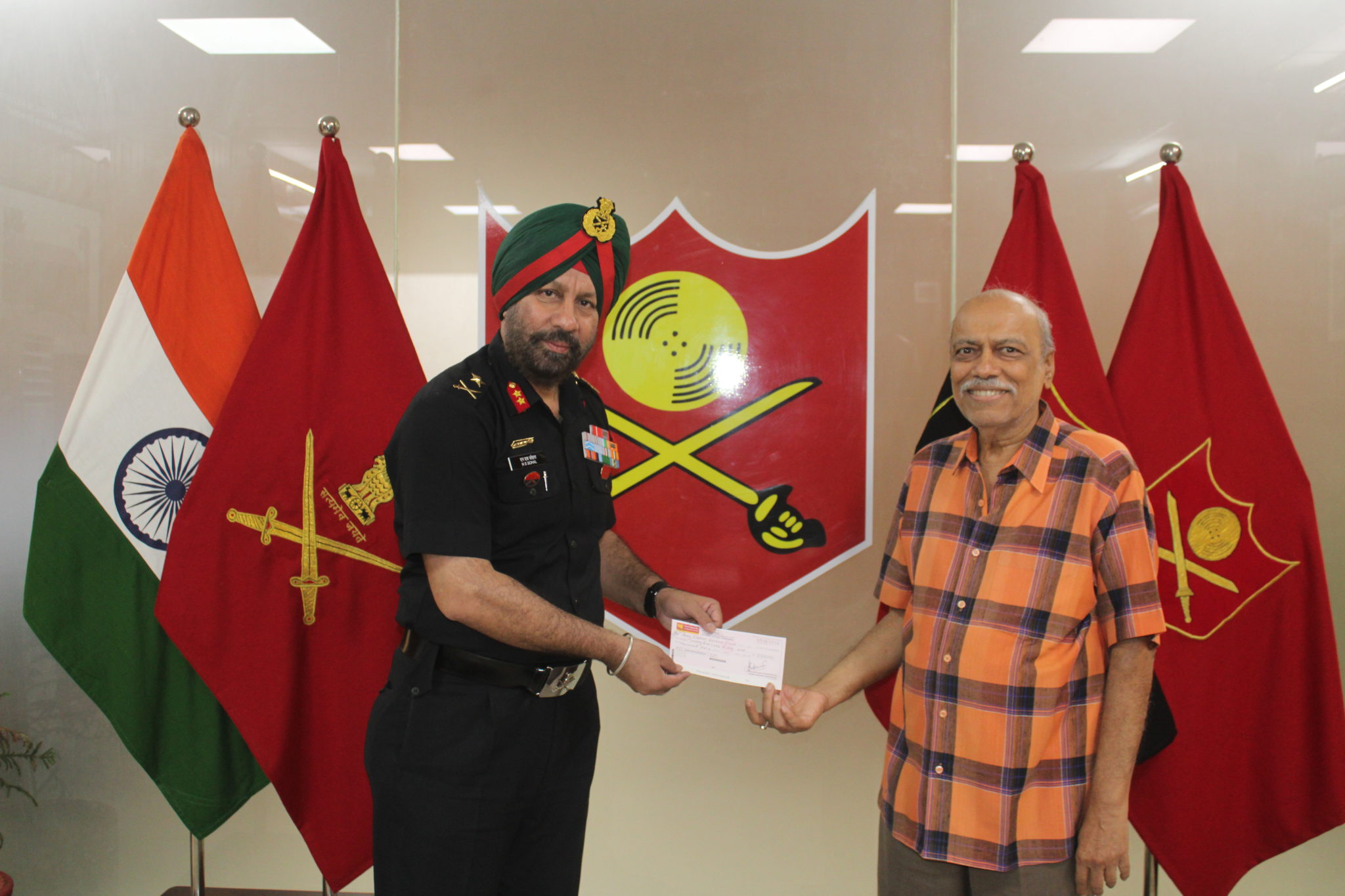 Retired Engineer Donates ₹25.51 Lakh to Army Welfare Fund