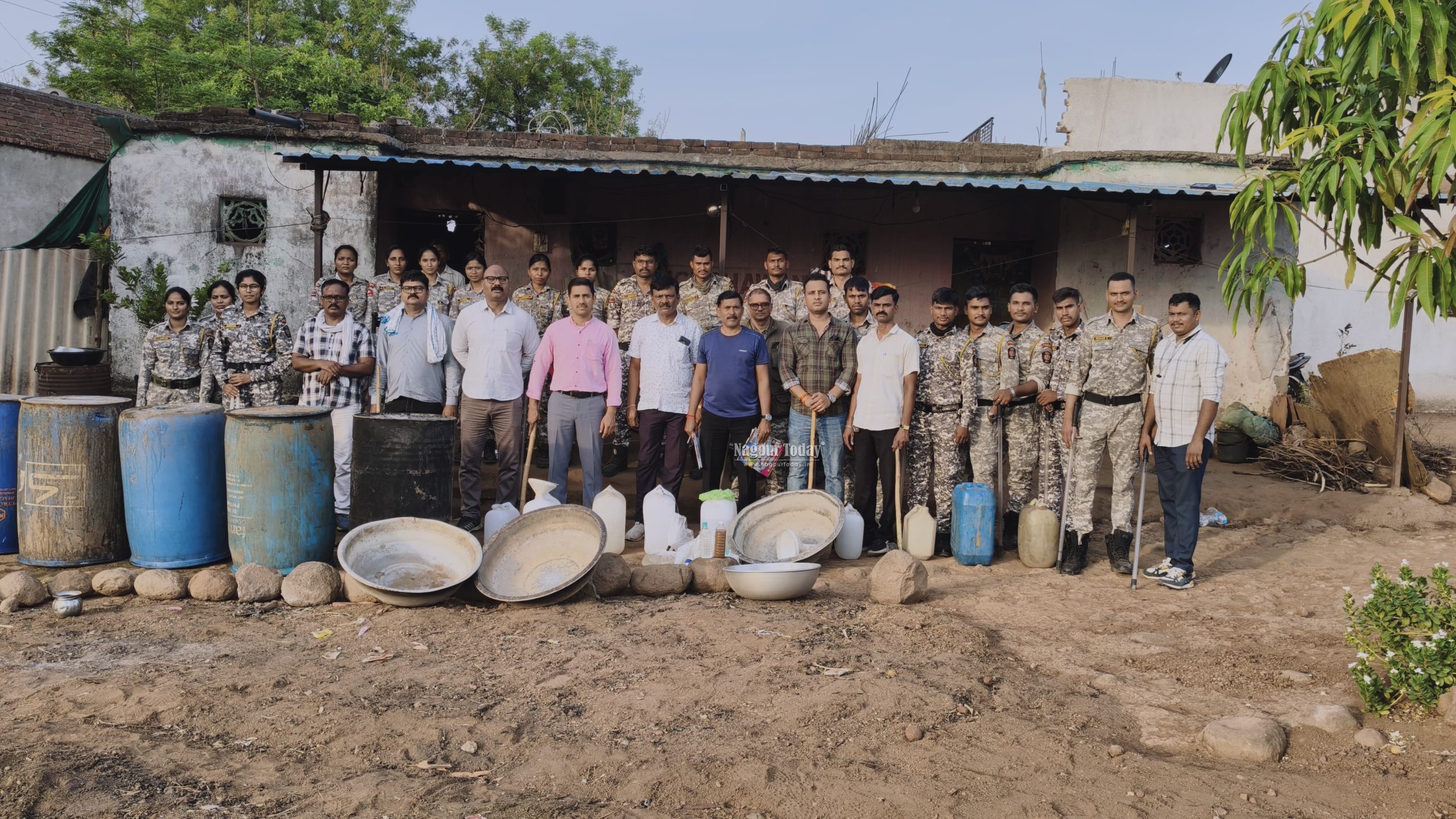 Nagpur Crime Branch Busts Illegal Liquor Unit in Hingna